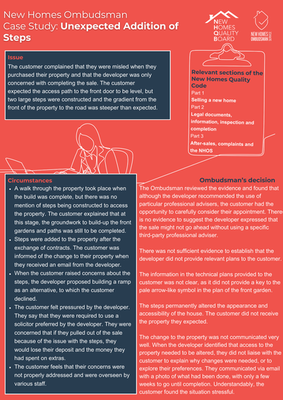 Unexpected Addition of Steps